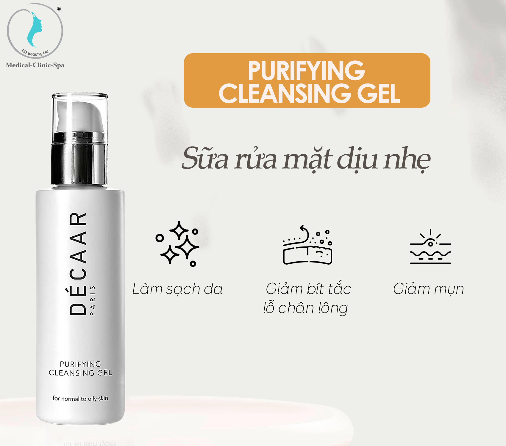 Décaar Purifying Cleansing Gel - Decaar Việt Nam